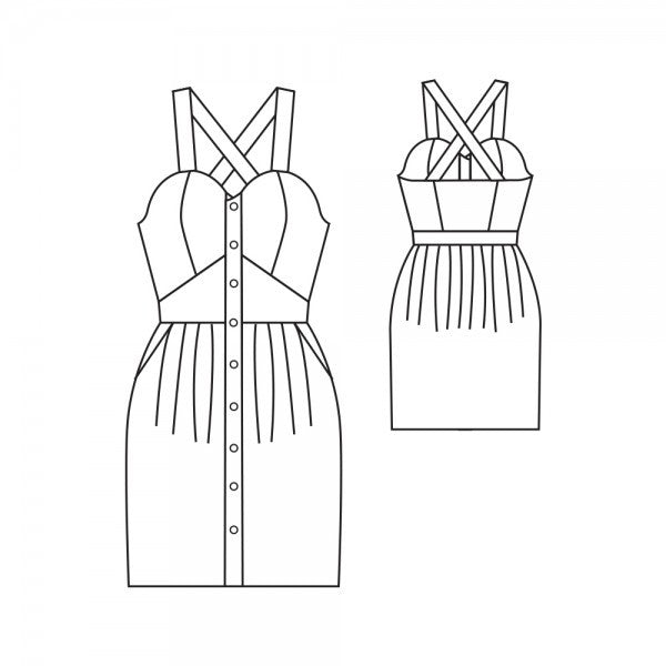 Josie Dress (last copy available in print) – Sew Indie NZ